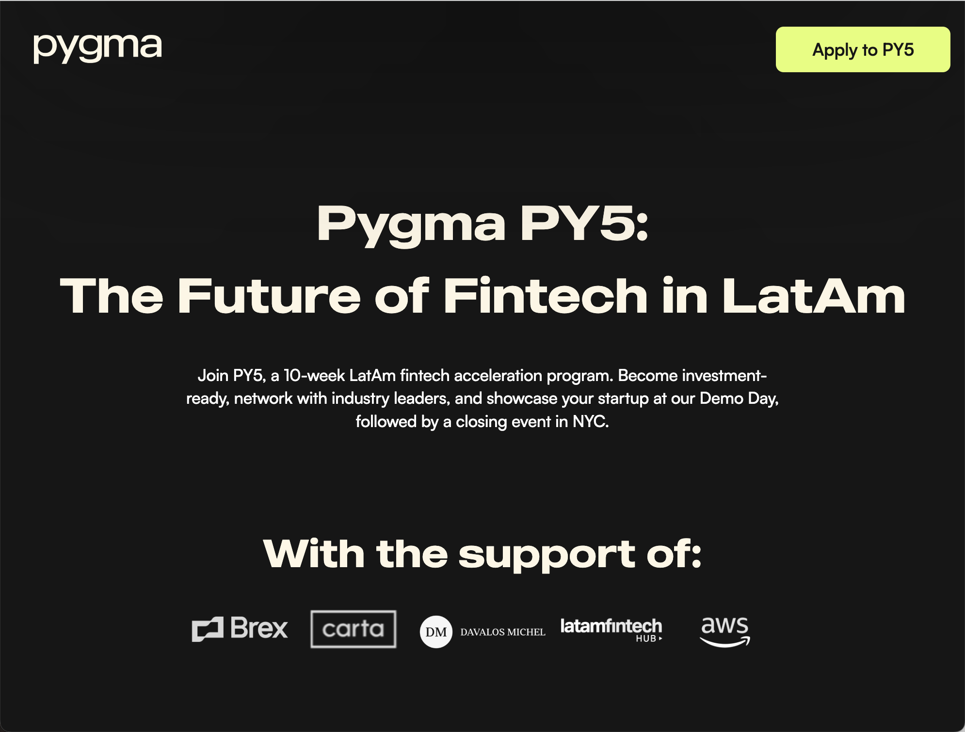 Pygma PY5: The Future of Fintech in LatAm